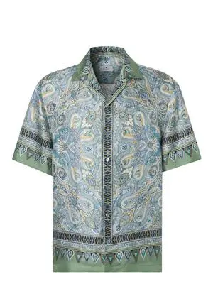 Etro Paisley Silk Twill Shirt - Multicoloured