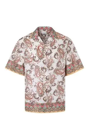 Etro Paisley Cotton Bowling Shirt - Multicoloured