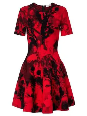 ALEXANDER MCQUEEN Jacquard Minidress