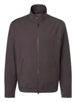 Canali Impeccabile Wool Blouson Jacket - Brown