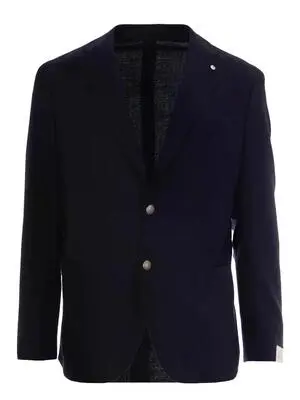 L.B.M. 1911 Single-breasted Blazer - Blue