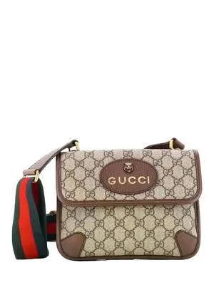 Gucci Neo Vintage Flap Messenger Bag - Brown