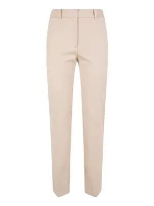 JOSEPH Gabardine Stretch Trousers - Gray