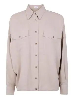 BRUNELLO CUCINELLI Long Sleeve Oversized Shirt