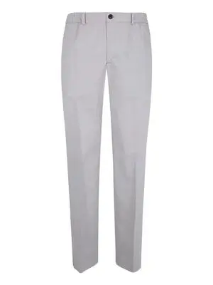 Incotex Elastic Waist Chino Trousers - Gray