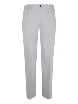 Incotex Elastic Waist Chino Trousers - Gray
