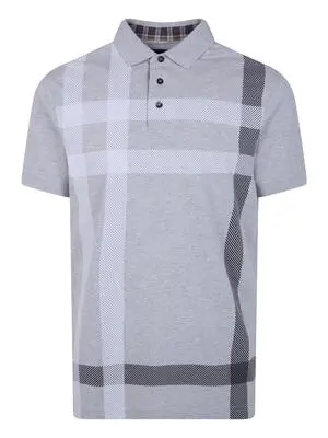 Barbour "blaine" Polo Shirt Gray