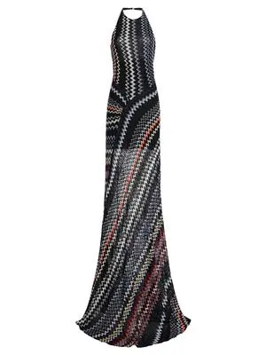 Missoni Knit Maxi Halter Dress - Multi