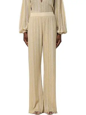Missoni Palazzo Trousers In Lurex Viscose - Gold