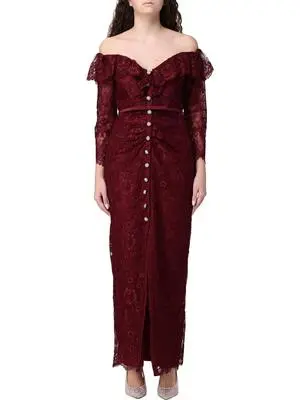 SELF-PORTRAIT Dress - Burgundy
