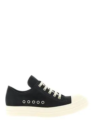 Rick Owens Low Top Sneakers - Black