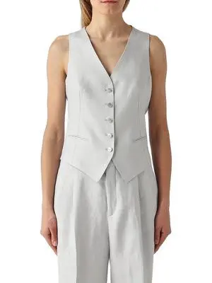 Tagliatore Waistcoat - Pearl
