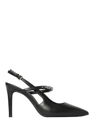 Michael Kors Pointed Toe Slingback Pumps - Black