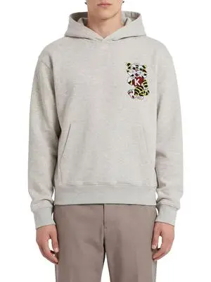 Kenzo Embroidered Tiger Hoodie - Grey