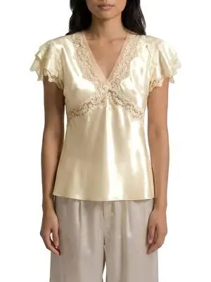 Alberta Ferretti Top - Beige