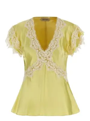 Alberta Ferretti Top - Yellow