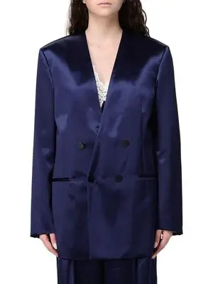Alberta Ferretti Double-breasted Blazer - Blue
