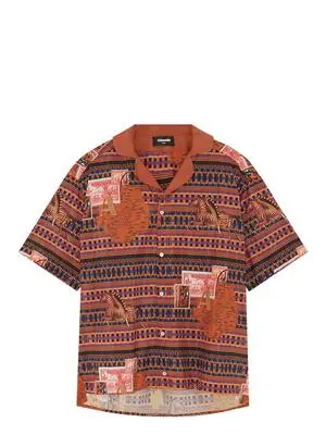 Ahluwalia Tunde Short-sleeve Shirt - Brown