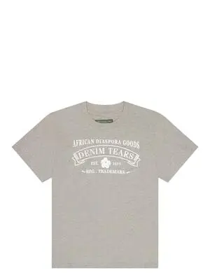 DENIM TEARS Adg Tee Heather - Grey
