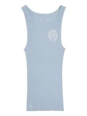 Chrome Hearts Rib Tank 'baby - Blue