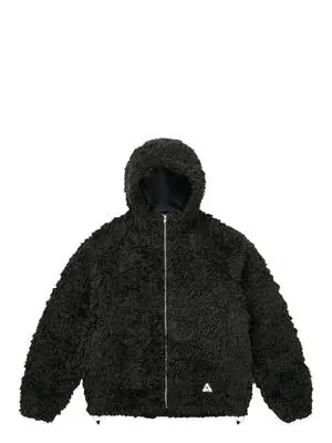 PALACE Furry Fleece Jacket - Black