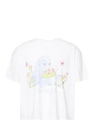 NAHMIAS Forage Graphic-print Cotton T-shirt - White
