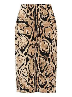 Stella McCartney Knitted Midi Skirt - Multicolor 1