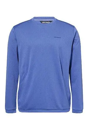 SALOMON Motomesh Crewneck Woven Top - Marlin