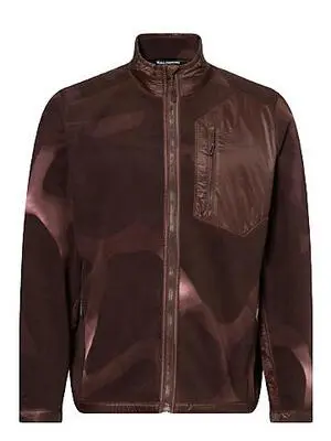 SALOMON Patterned Fleece Jacket - Coffee Bean