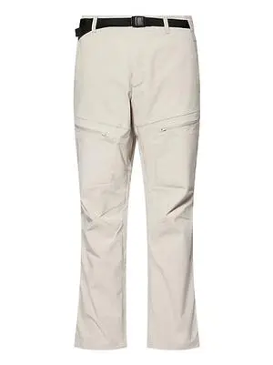 SALOMON Outerpath Belted Woven Cargo Trousers - Silver Cloud