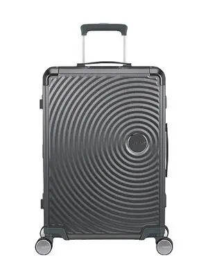 AMERICAN TOURISTER Soundbox Alu Medium Suitcase 68cm - Brushed Anthracite