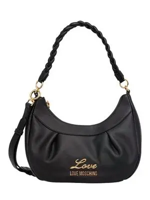 Moschino Braided-handle Tote Bag - Black
