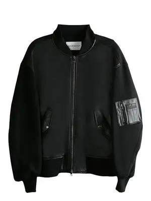 Givenchy Couture Seam Bomber Jacket - Black