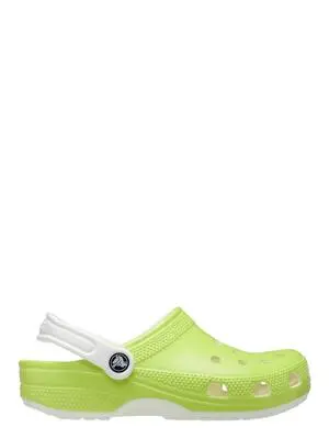 CROCS Classic Clog - Lime Green/white
