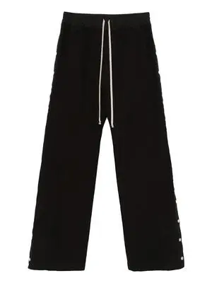 Rick Owens Cotton Canvas Pusher Pants - Black