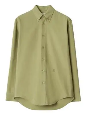 Burberry Cotton Oxford Shirt - Hunter