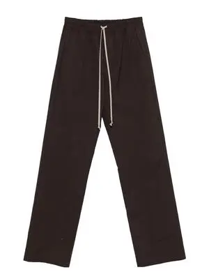 Rick Owens Heavy Poplin Dietrich Drawstring Pants Dark Dust