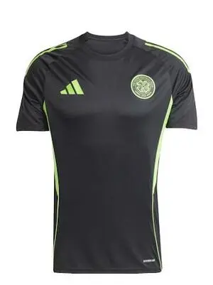 Adidas Celtic Fc Tiro 25 Competition Jersey - Black Semi Solar Green