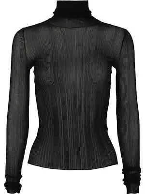 GIVENCHY Sheer Stretch Turtleneck