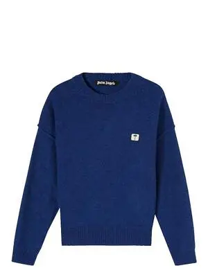 Palm Angels Palm Tree Pxp Sweater - Blue