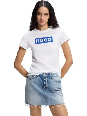 Hugo Slim-fit T-shirt With Logo - White