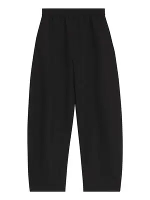 BOSS Balloon-leg Trousers With Elasticated Waist - Black