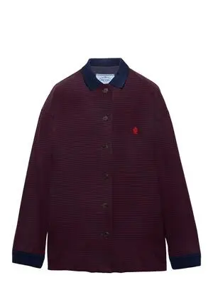 Prada Piqué Blouson Jacket - Red