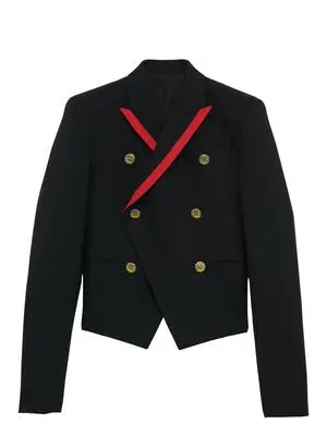 Alexander McQueen Uniform Double-breasted Jacket - Black
