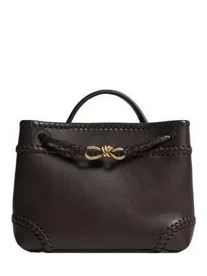 Bottega Veneta Andiamo Top Handle Bag - Espresso