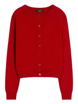 Max Mara Wool And Cashmere Cardigan - Red