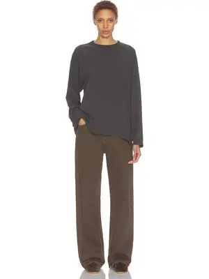 THE ROW Floris Top - Brown