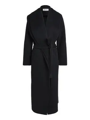 RÓHE Cashmere-wool Signature Scarf Coat - Navy
