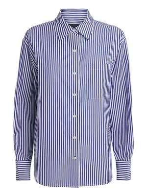 Rag & Bone Stripe Connie Shirt - Blue