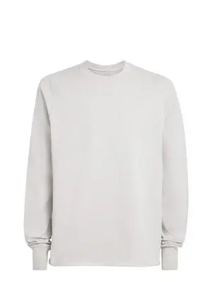 Rick Owens Organic Cotton Crewneck Sweatshirt - White